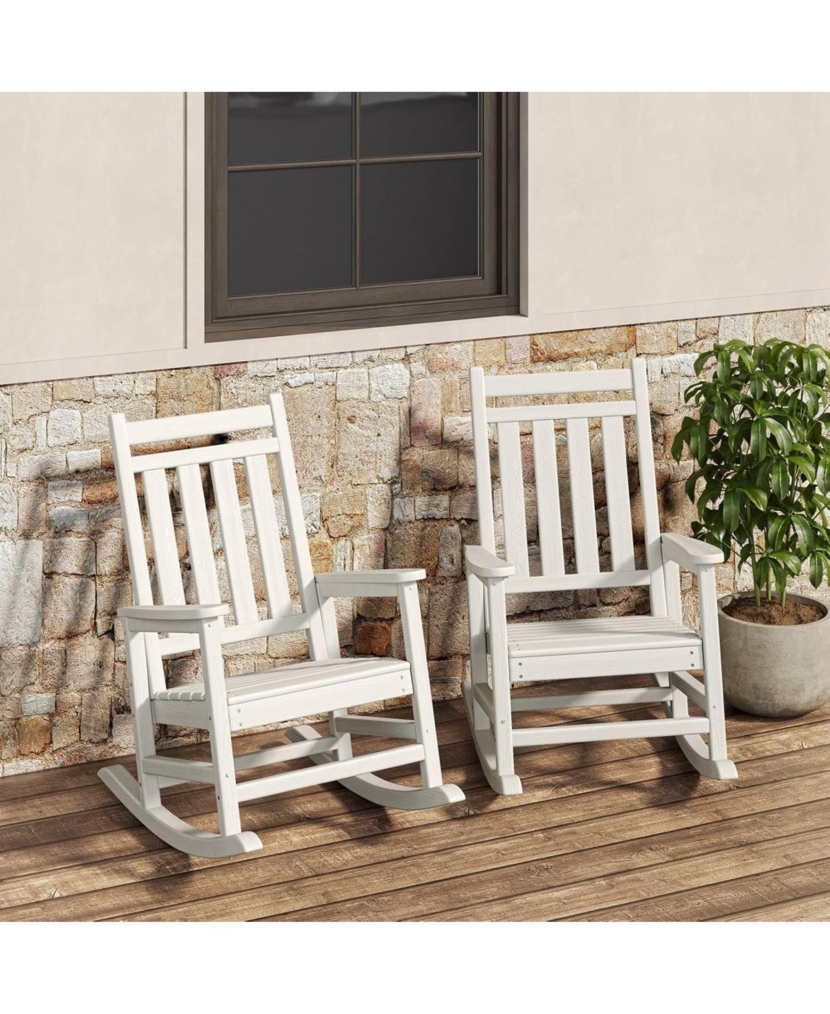 Click here for gaomon 2 Pc. Hdpe High-Back Rocking Chair Set ... prices