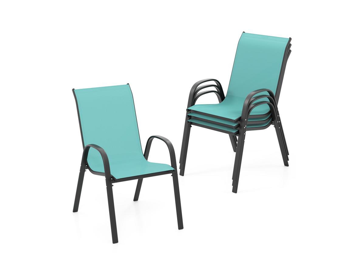 Click here for Slickblue 4-Piece Patio Chair Set with All-Weather... prices