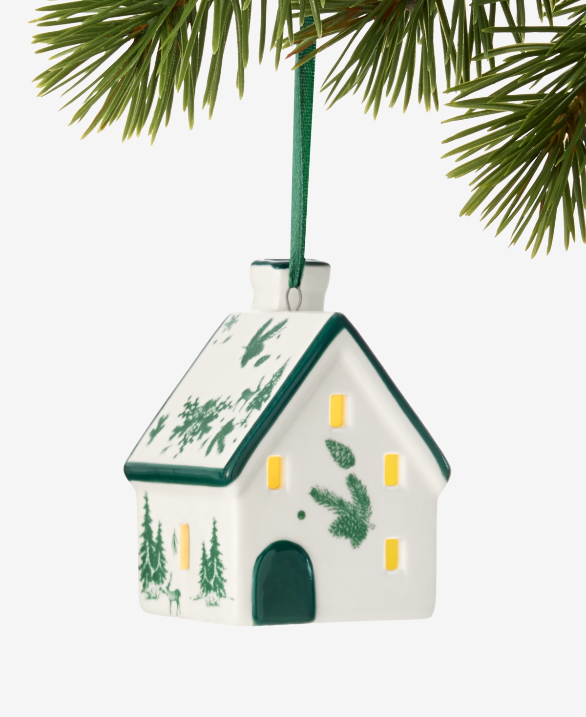 Click here for Holiday Lane Holiday Toile Porcelain House Ornamen... prices