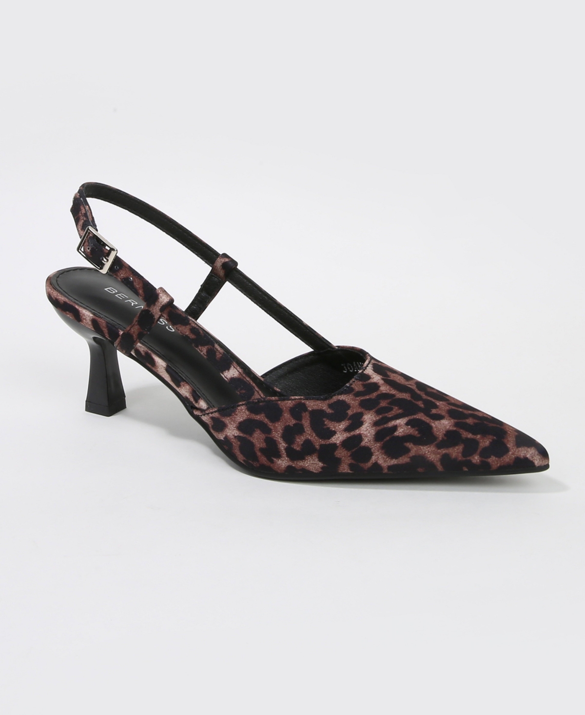 Click here for Berness Joanna Slingback Kitten Heels - Leopard prices