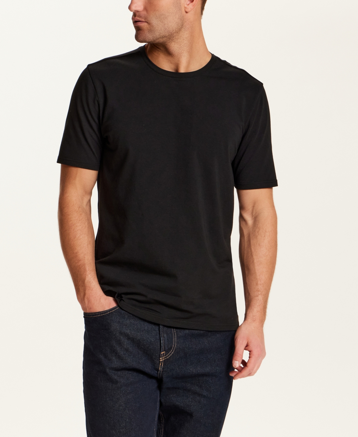 Click here for Vintage & Black Mens Super Soft T-Shirt - Black prices