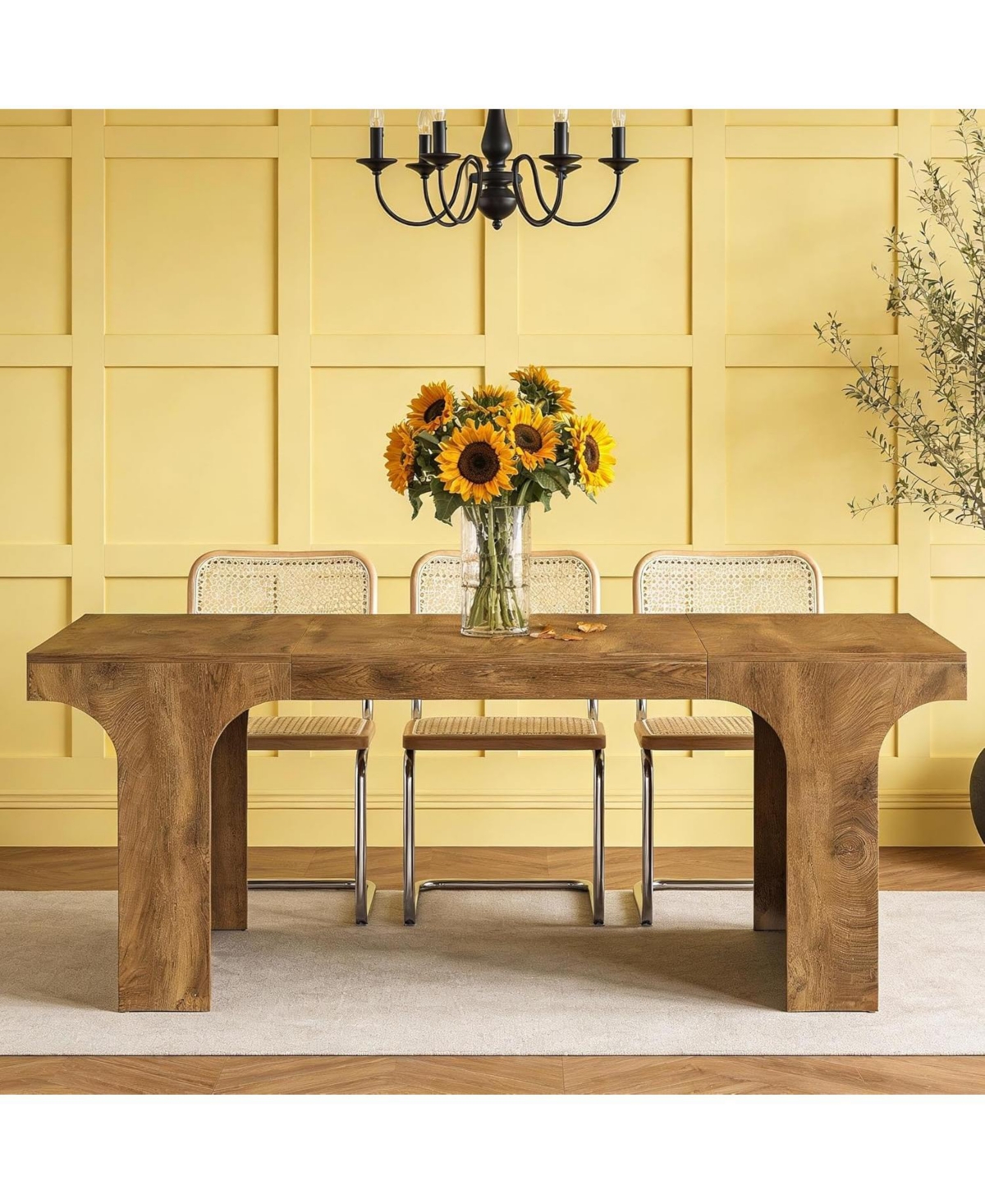 Click here for Tribesigns Large Dining Table for 6-8 People  70.9... prices
