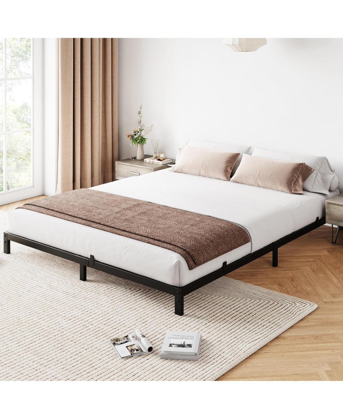 Click here for gaomon 6 Inch Full Bed Frame  Low Profile Full Met... prices