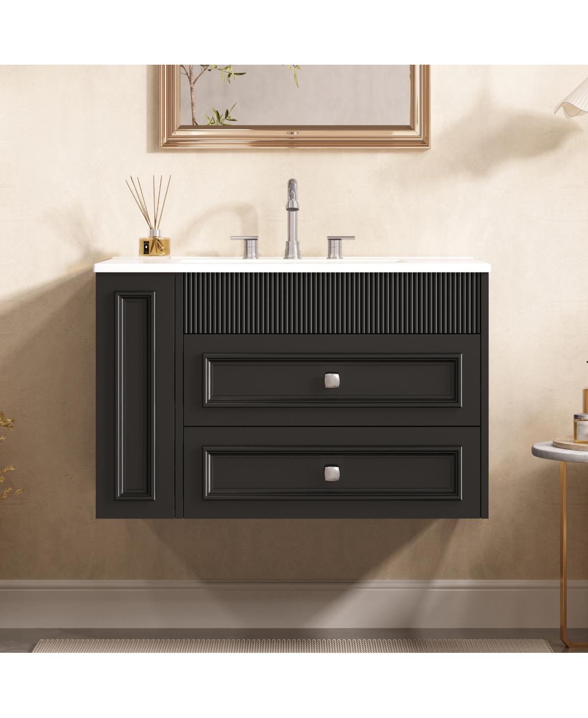 Click here for Sillysis 30" Wall Mounted Bathroom Vanity wit... prices