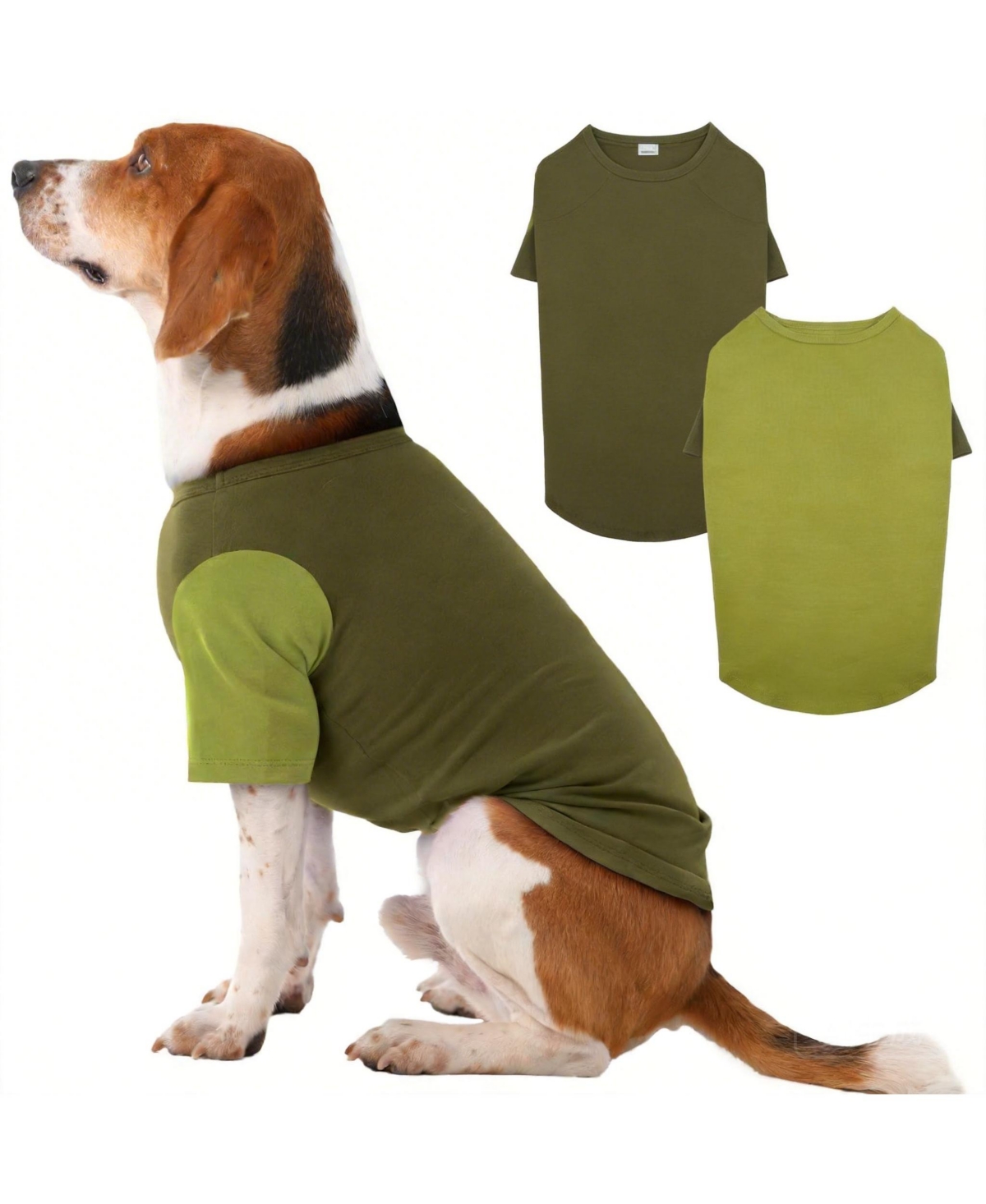 Click here for Aronkl 2 Pack Breathable Cotton Spandex Dog T-shir... prices