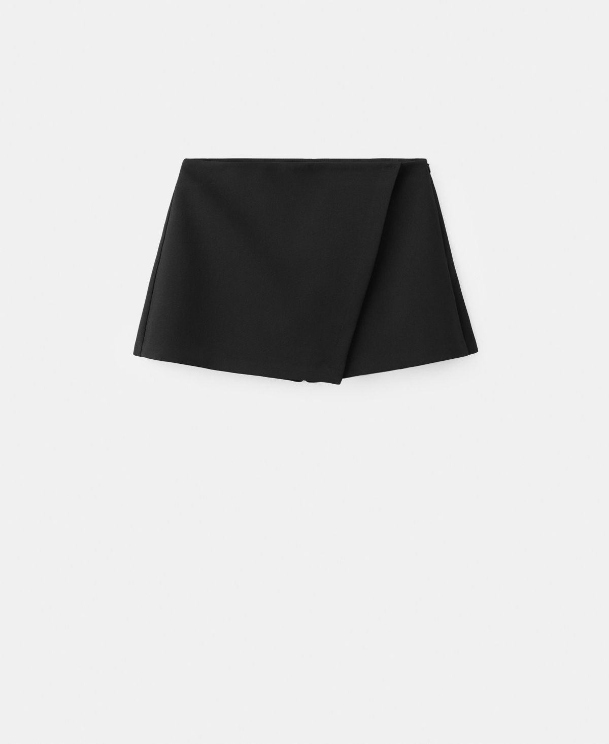Click here for Mango Womens Wrapped Skort - Black prices
