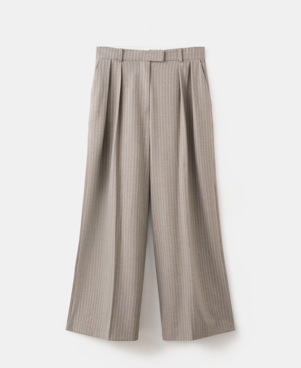 Click here for Mango Womens Wool Blend Suit Pants - Medium Brown prices