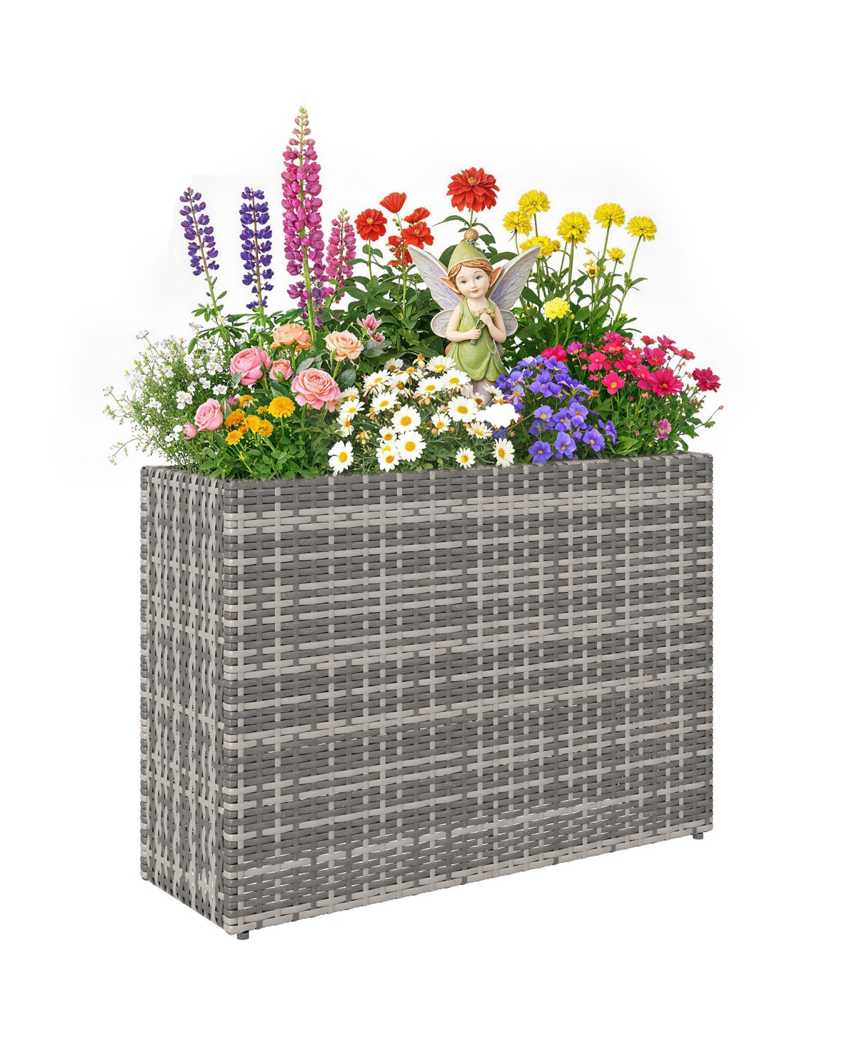 Click here for Outsunny Raised Garden Bed with Adjustable Foot Pa... prices