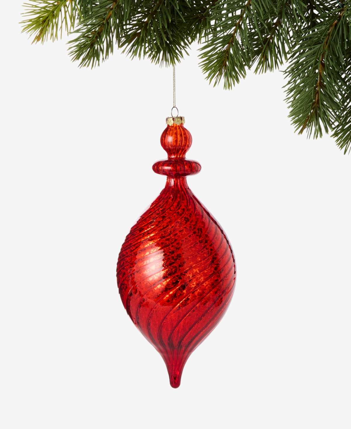 Click here for Holiday Lane Christmas Cheer Finial Shape Ornament... prices