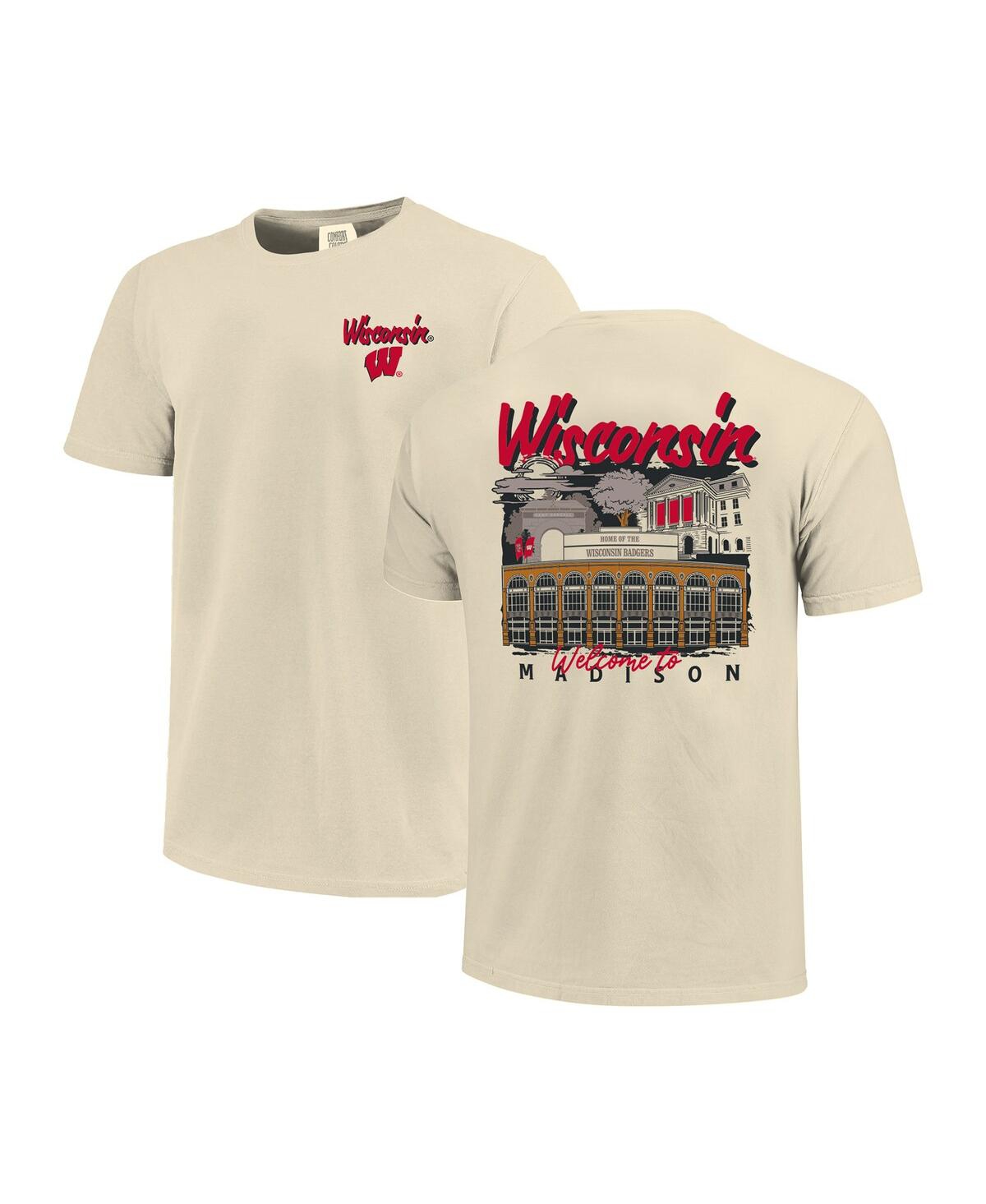 Click here for Image One Mens Natural Wisconsin Badgers Comfort C... prices