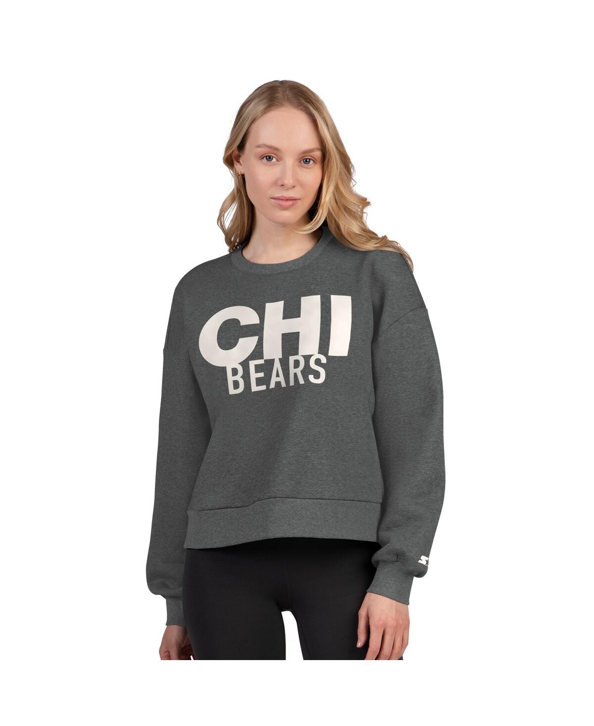 Click here for Starter Womens Heather Gray Chicago Bears Show Up... prices