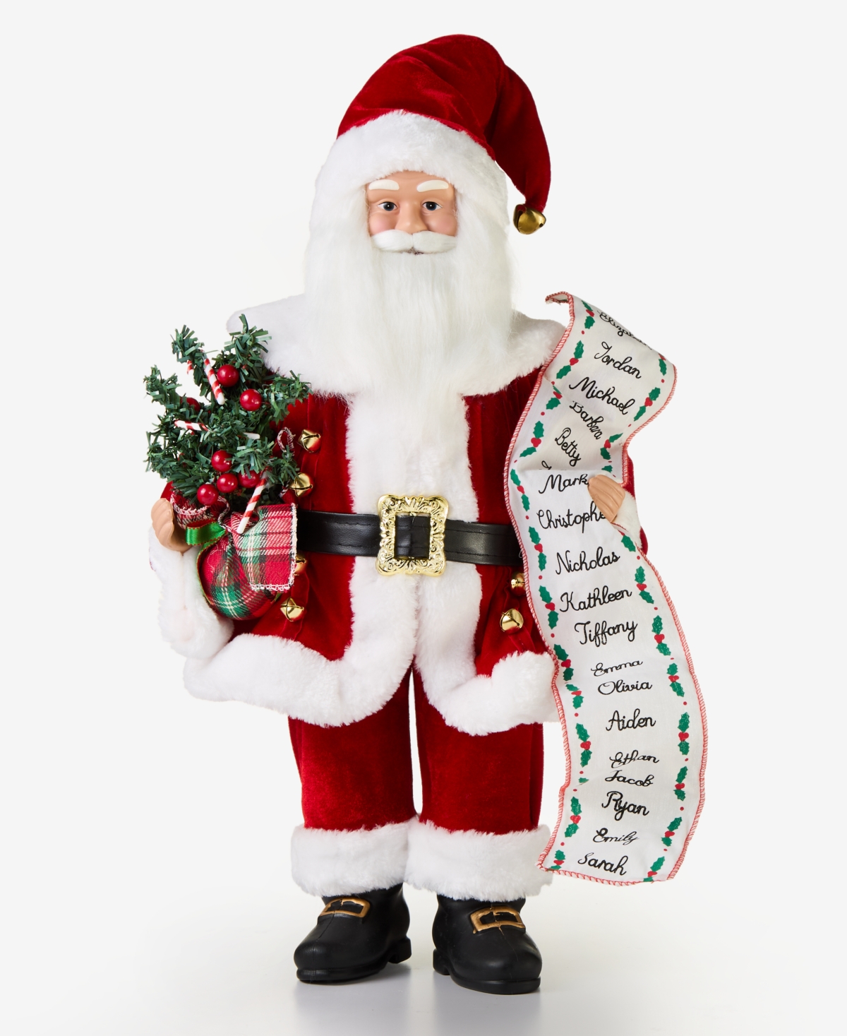 Click here for Holiday Lane Heritage Standing Santa with Tree and... prices