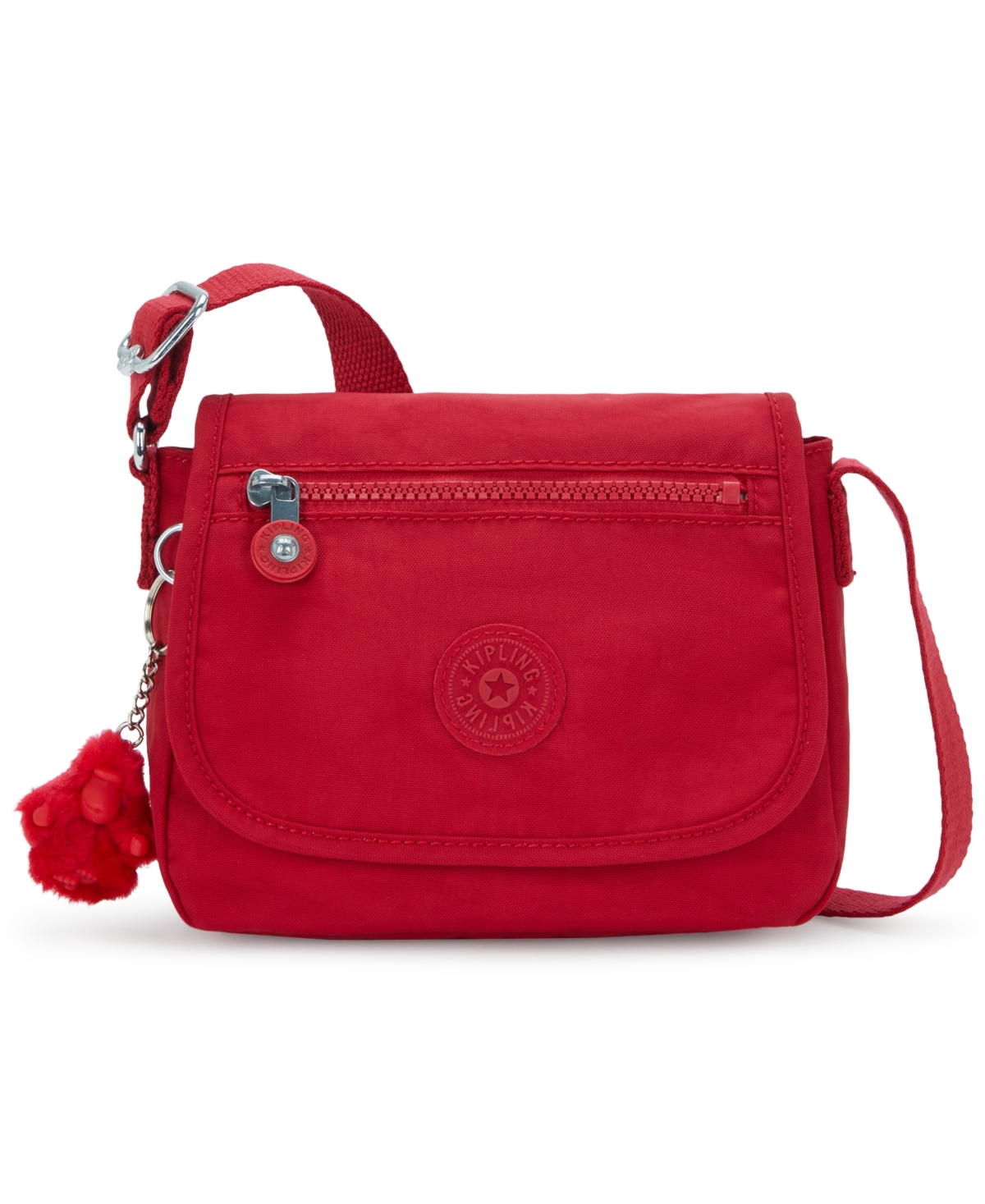Click here for Kipling Sabian Mini Crossbody Bag - Ruby Red prices