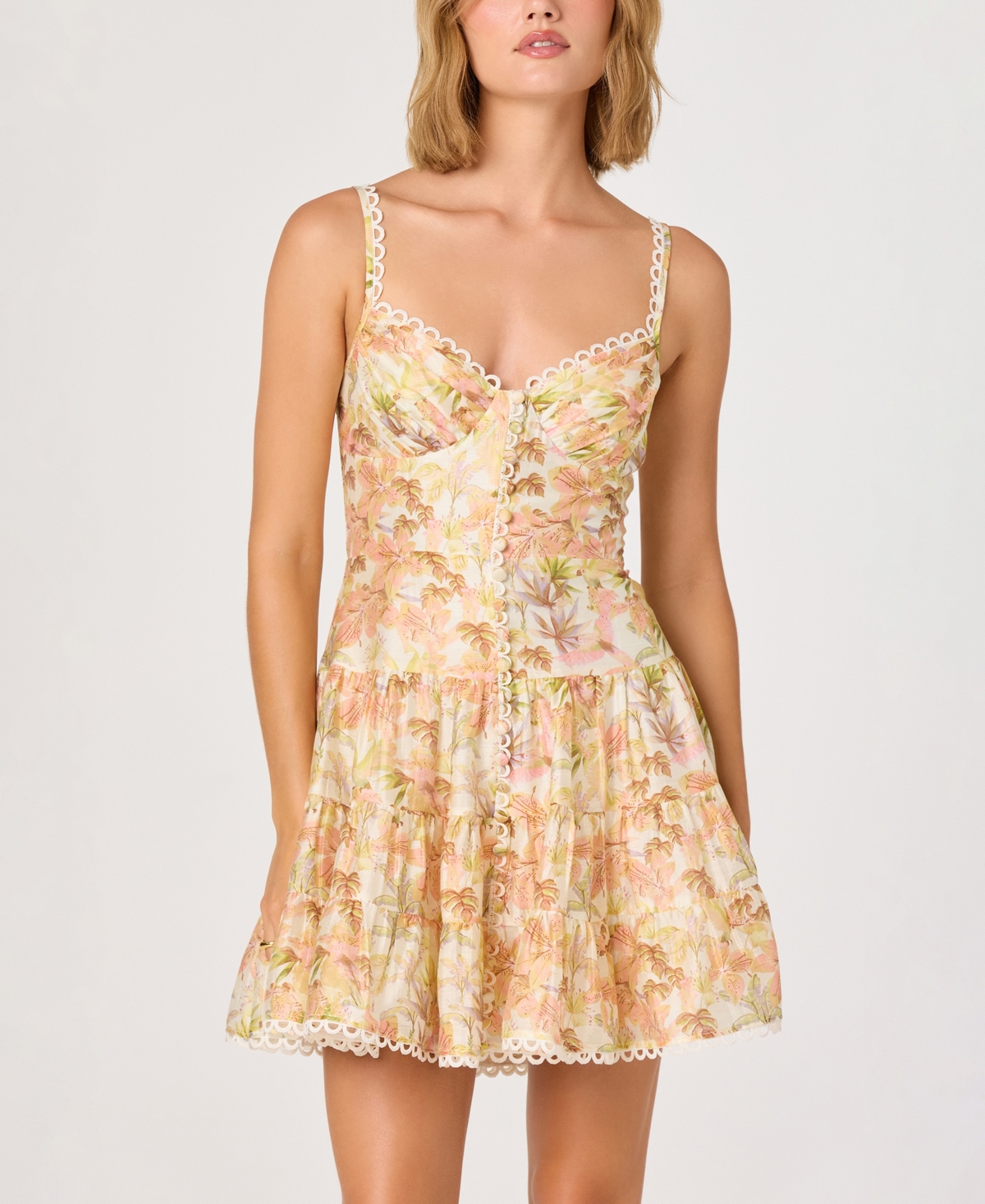 Click here for Astr the Label Womens Bustier Sweetheart Neck Fit... prices