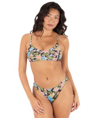 Click here for Hurley Womens Reversible Miami Garden Cross Back B... prices