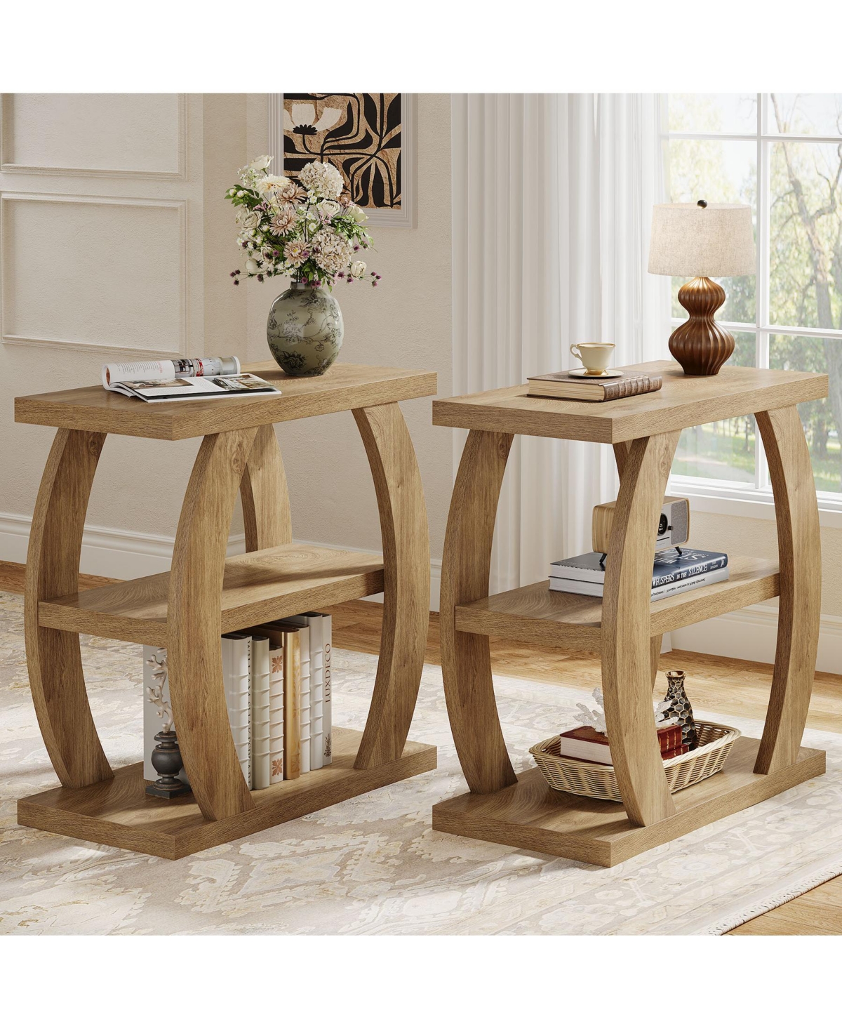 Click here for Tribesigns 3-Tier End Table for Living Room Set of... prices