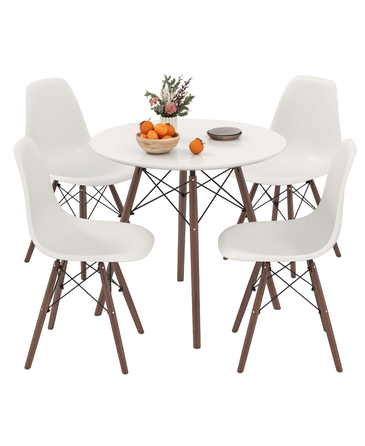 Click here for Dining Table Set Modern 5 Pcs For 4 Round Dining R... prices