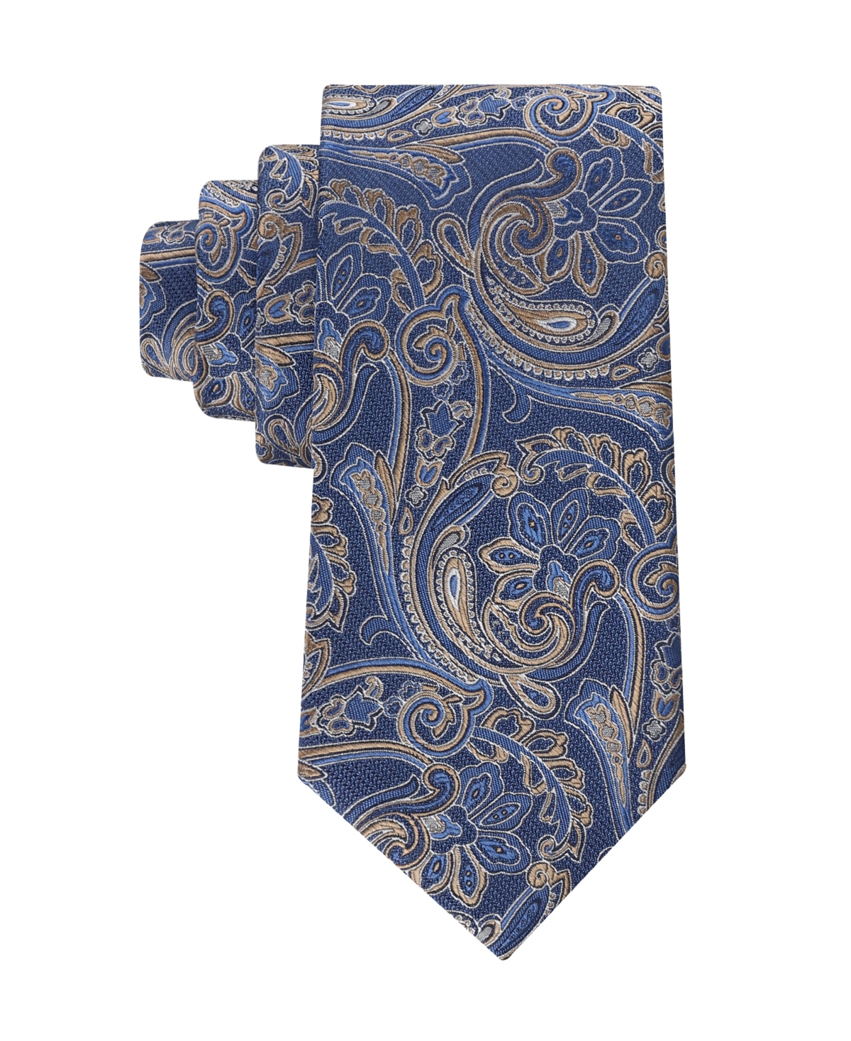 Click here for Tommy Hilfiger Mens Lillian Paisley Tie - Navy/Tau... prices