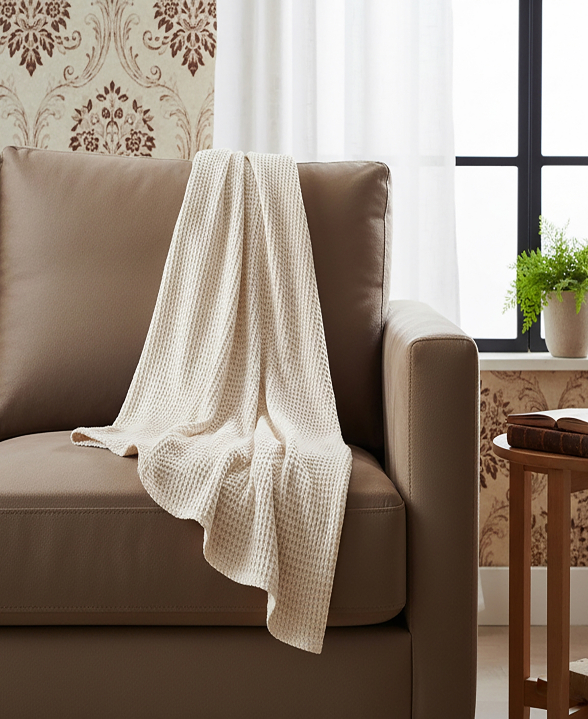 Click here for Rizzy Home Barbara Cotton Throw  50 x 60 - Ivory prices