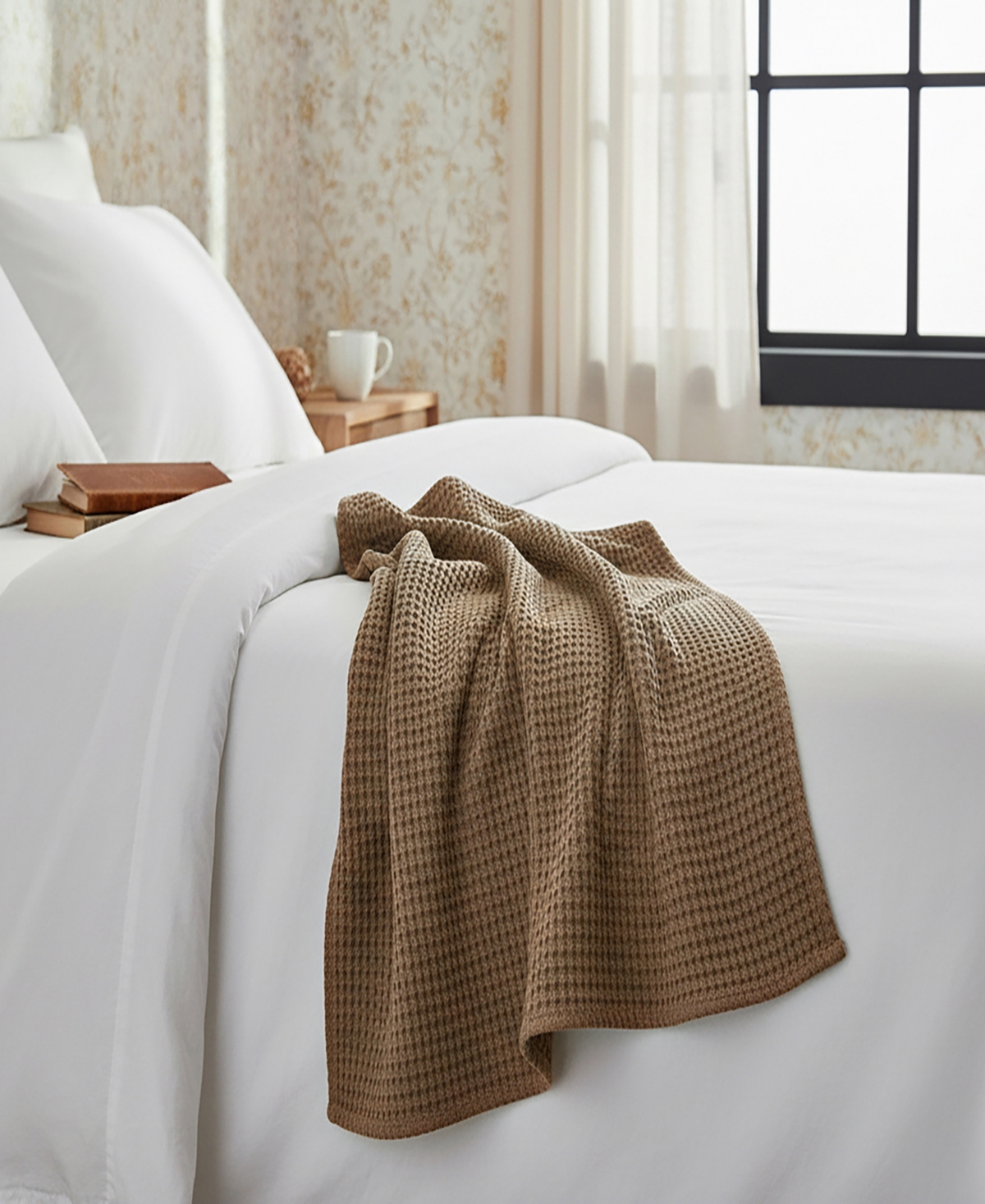 Click here for Rizzy Home Barbara Cotton Throw  50 x 60 - Brown prices