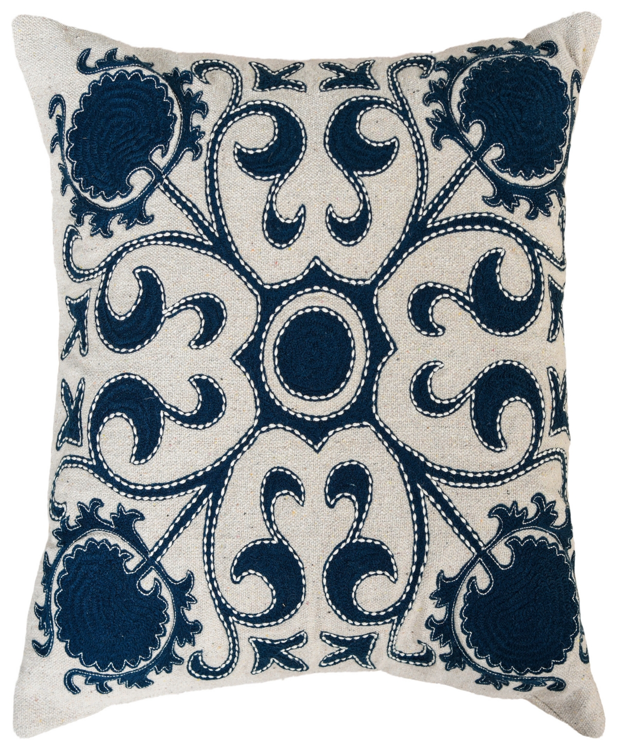 Click here for Rizzy Home Emma Cotton Decorative Pillow  18 x 18... prices