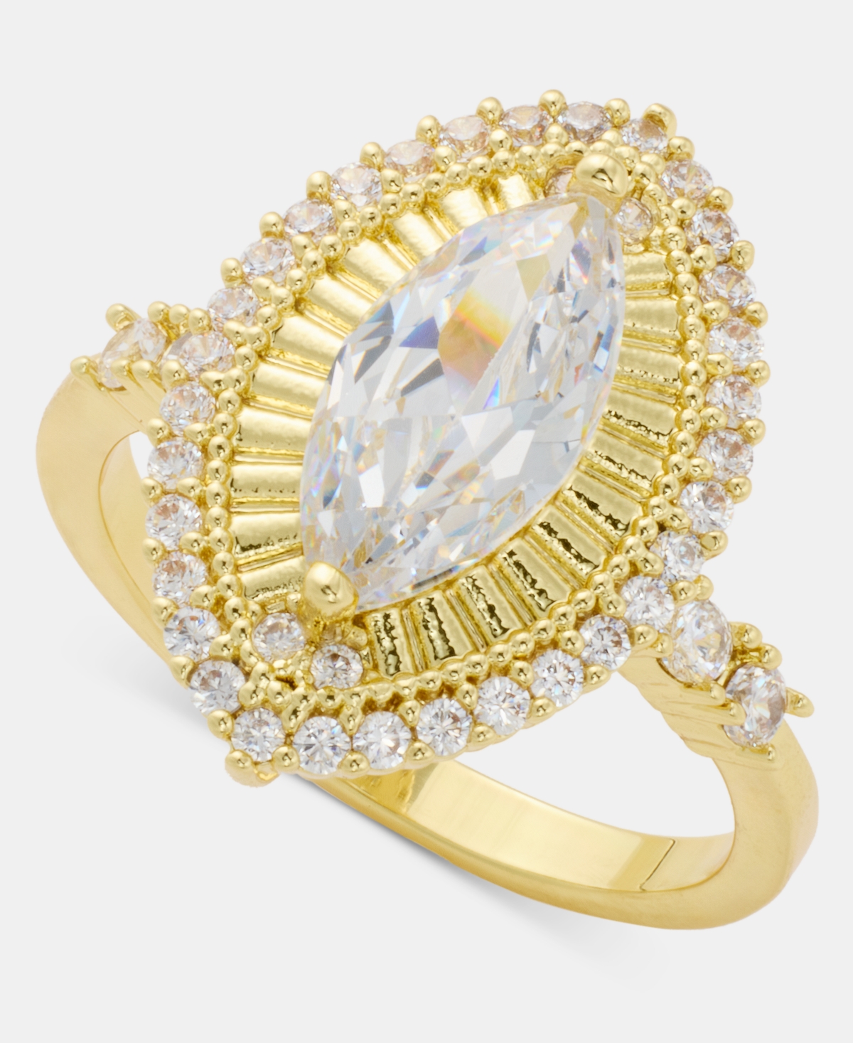 Click here for Charter Club Cubic Zirconia Textured Ring  Macys E... prices