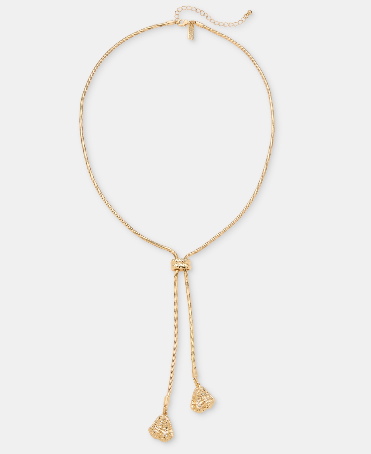Click here for I.n.c. International Concepts Pave Shell Lariat Ne... prices