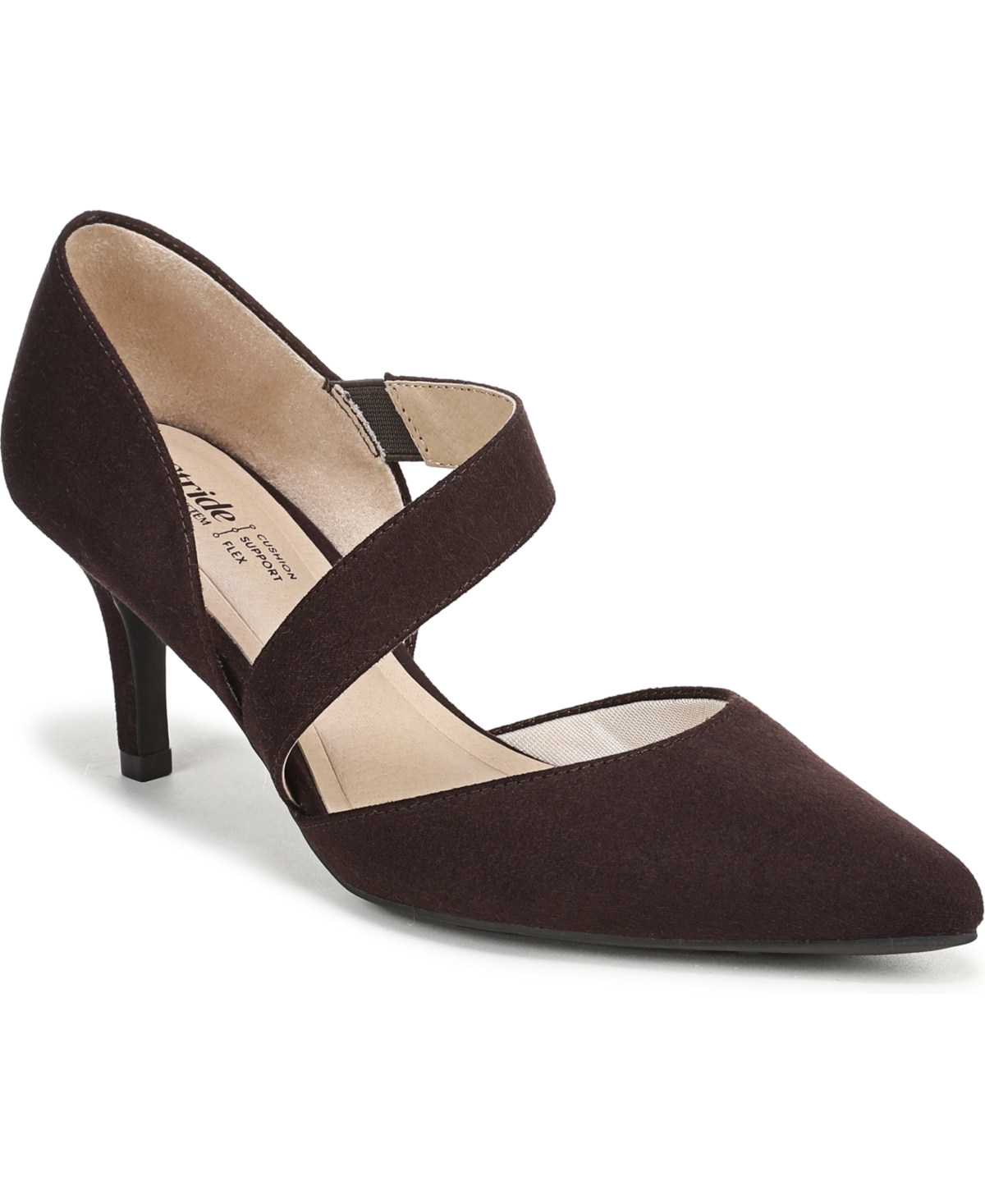 Click here for LifeStride Suki Pumps - Dark Chocolate Microsuede prices