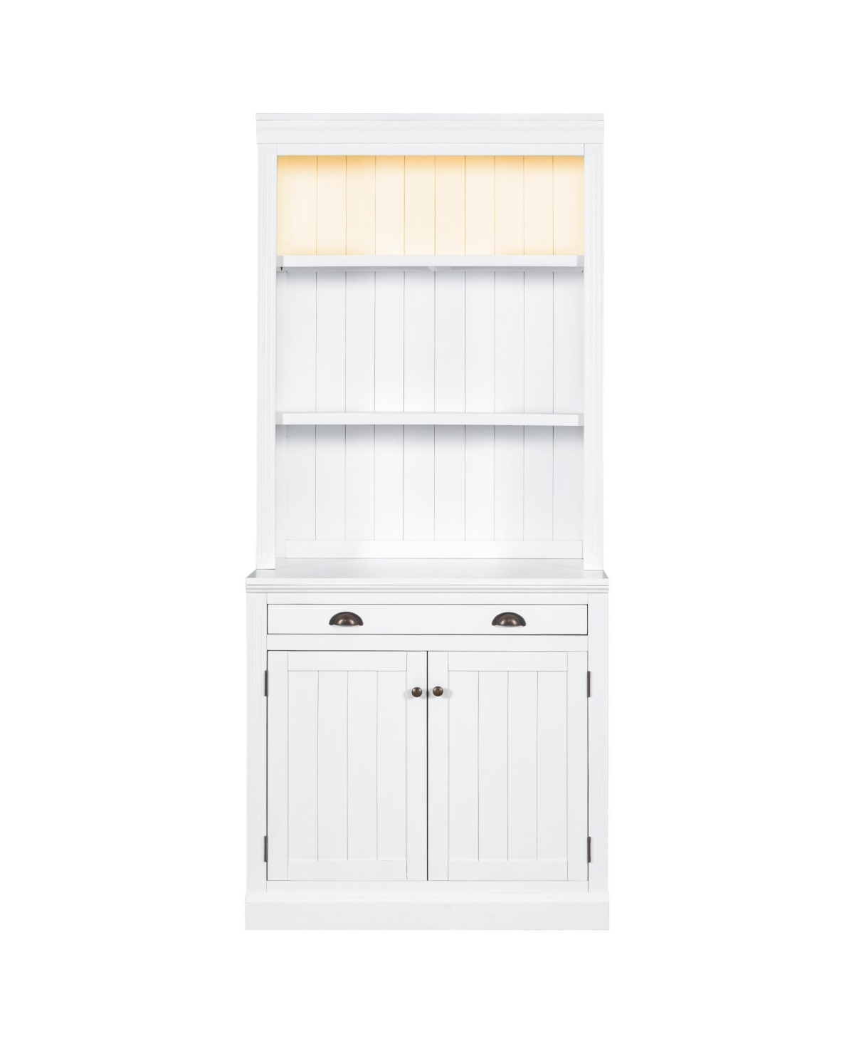 Click here for Streamdale Furniture 83.4 Tall Bookshelf With Led... prices