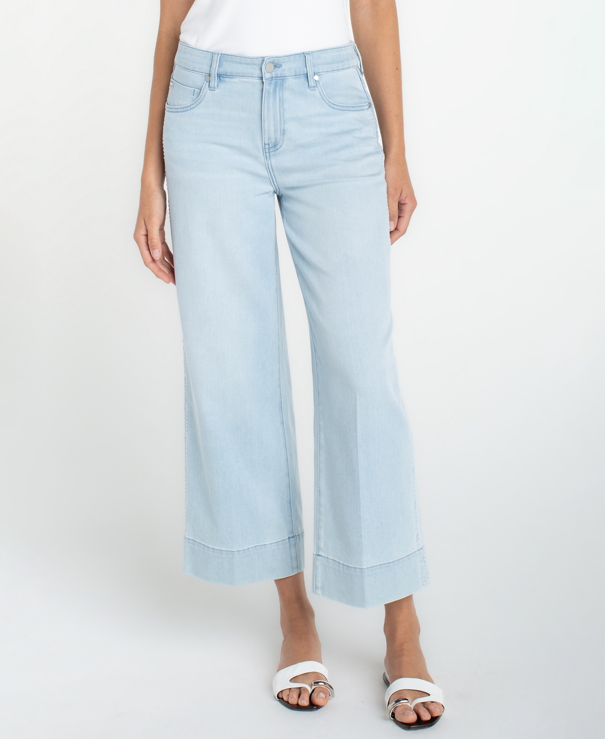 Click here for Liverpool Los Angeles Petite Stride Crop Wide-Leg... prices