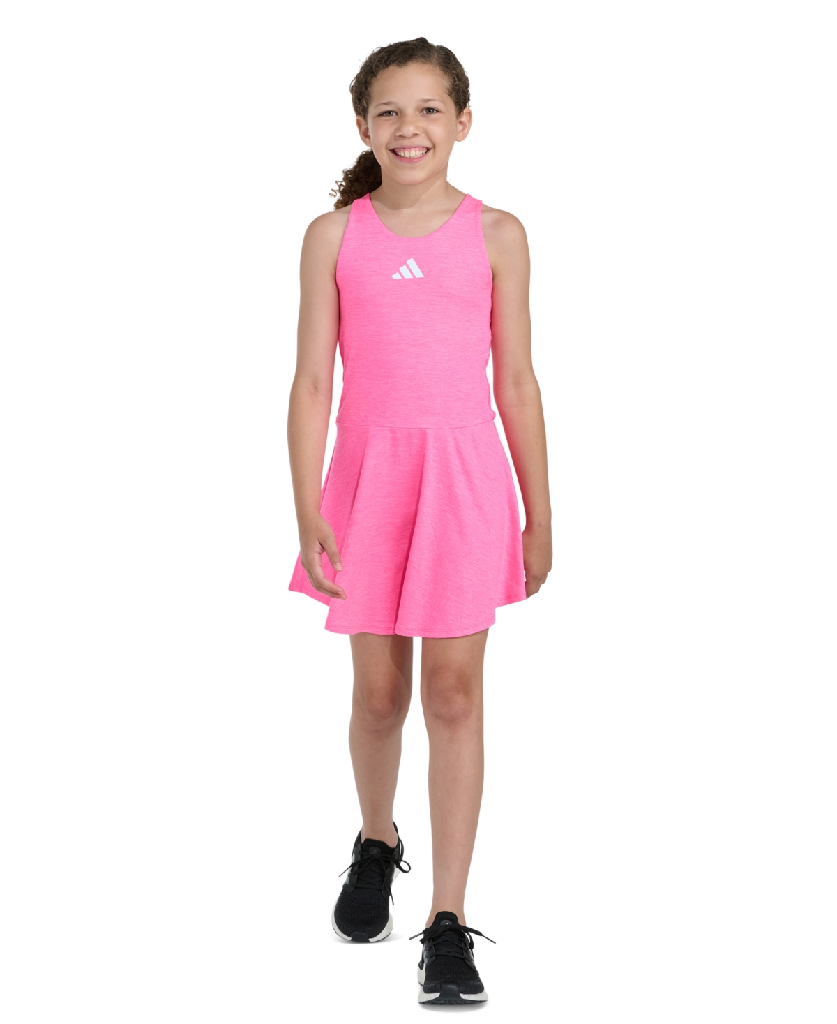 Click here for adidas Girls 8-16 Sleeveless Melange Flounce Dress... prices
