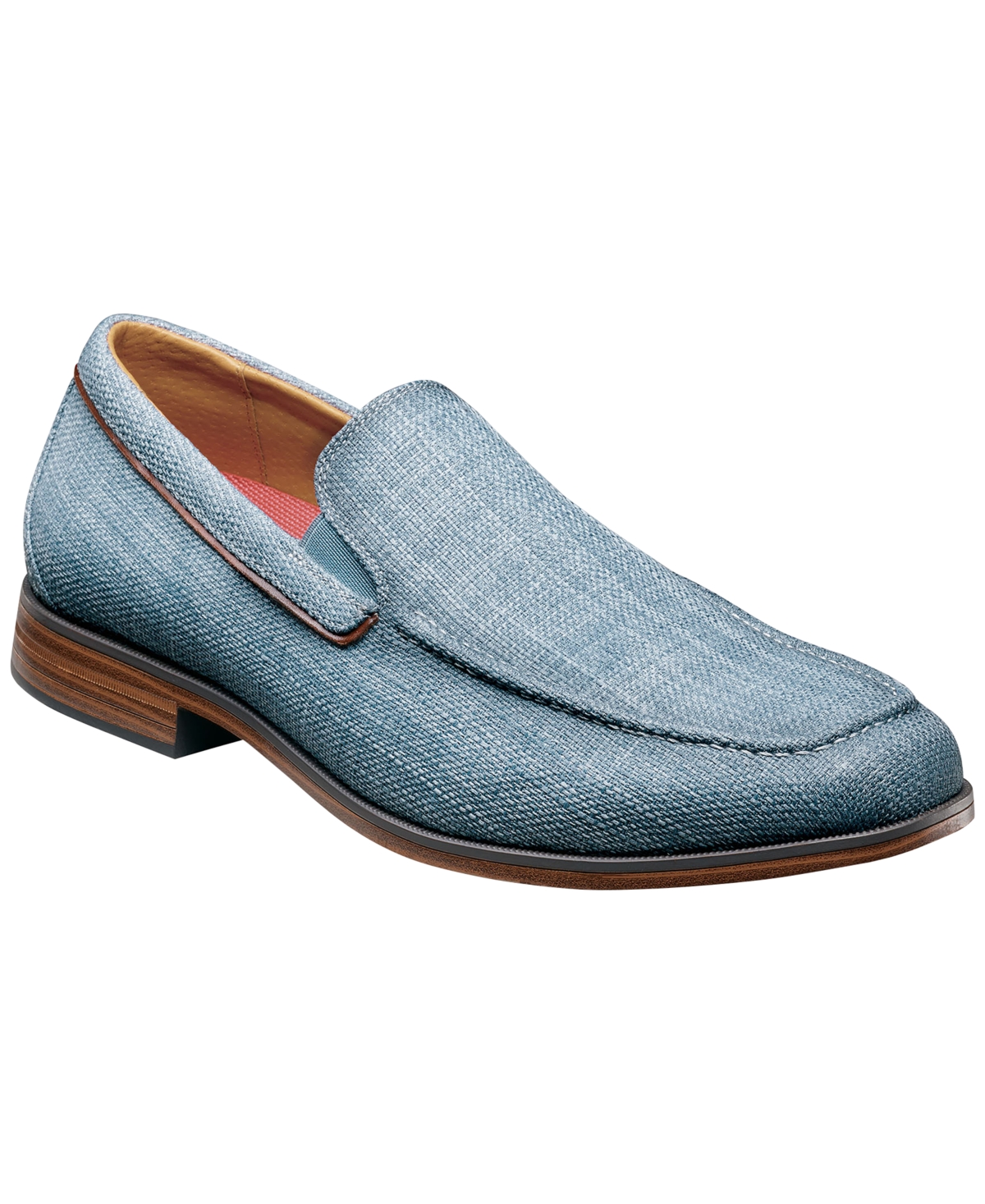 Click here for Stacy Adams Mens Moc-Toe Slip-on Shoes - Navy prices