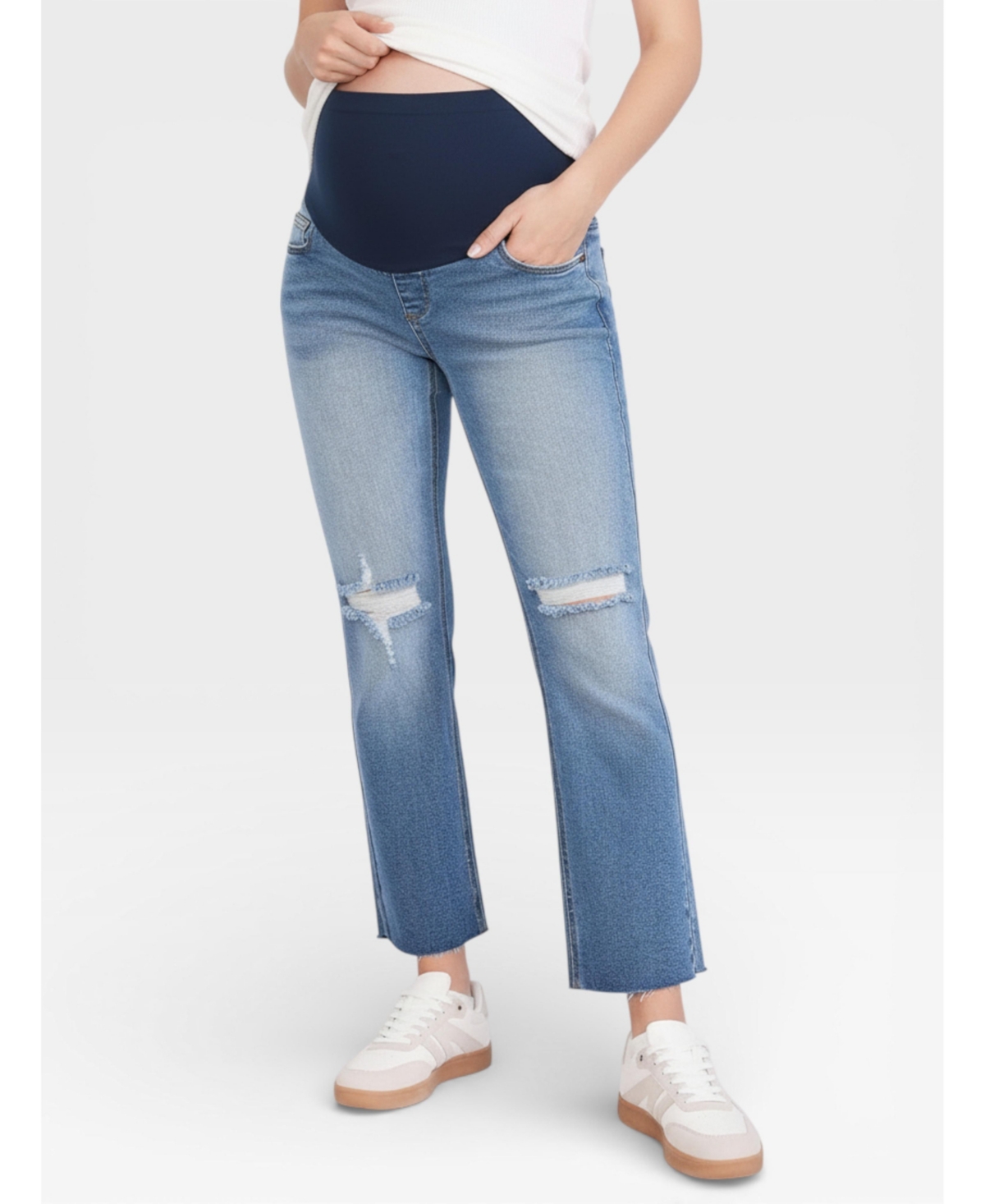 Click here for Womens Secret Fit Over the Belly Slim Straight Leg... prices