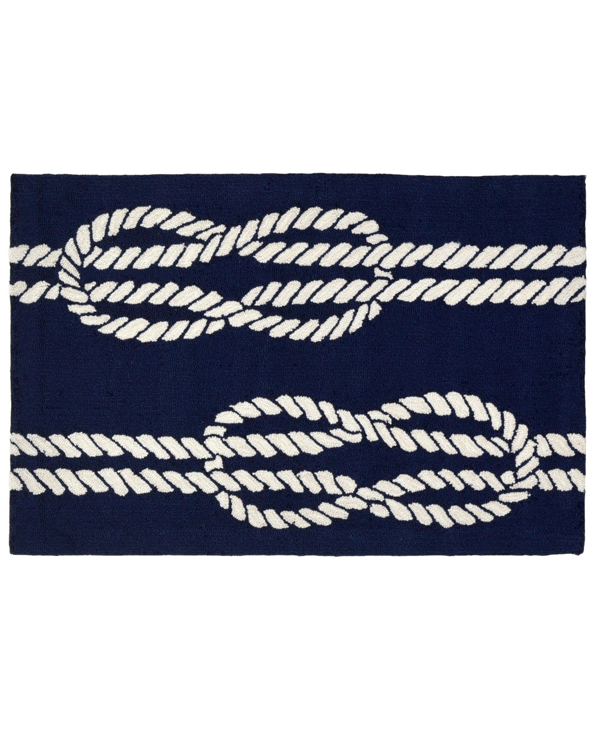 Liora Manne Capri Ropes 18x26 Area Rug - Navy