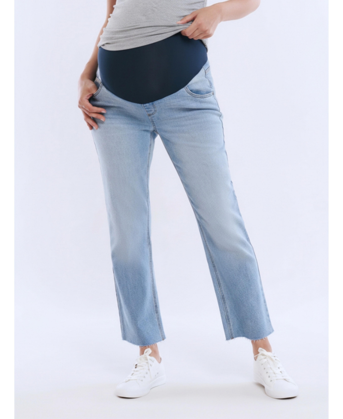 Click here for Womens Secret Fit Over the Belly Slim Straight Leg... prices