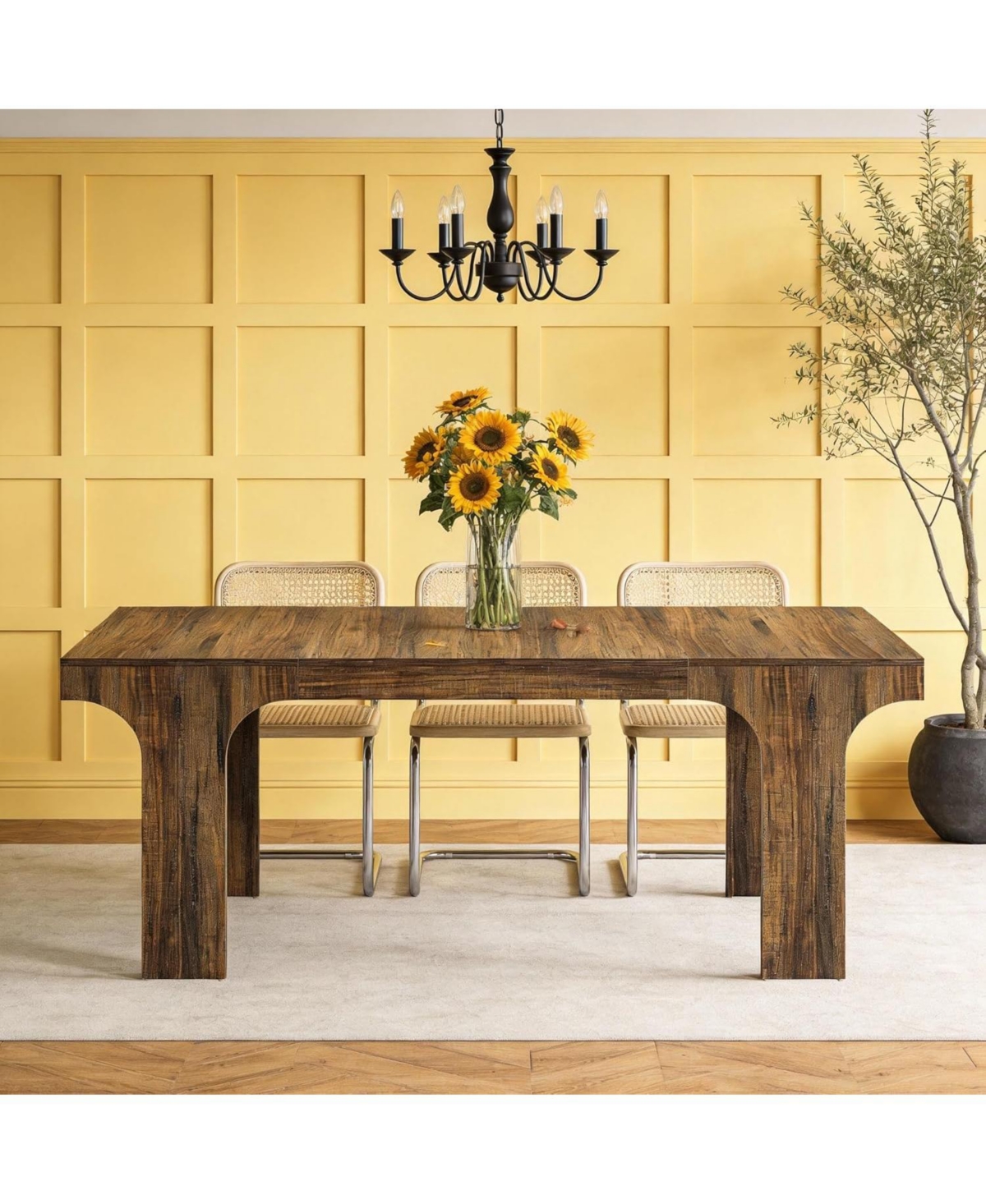 Click here for Tribesigns Large Dining Table for 6-8 People  70.9... prices