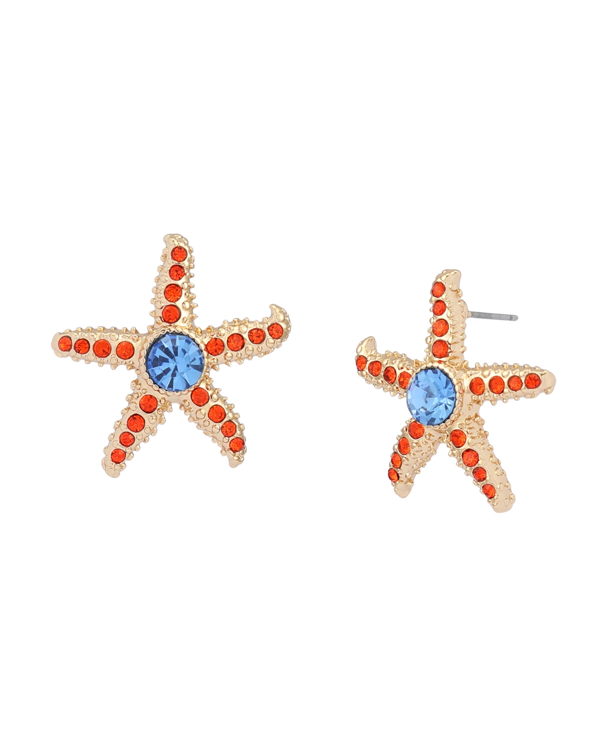 Click here for Betsey Johnson Faux Stone Starfish Stud Earrings -... prices