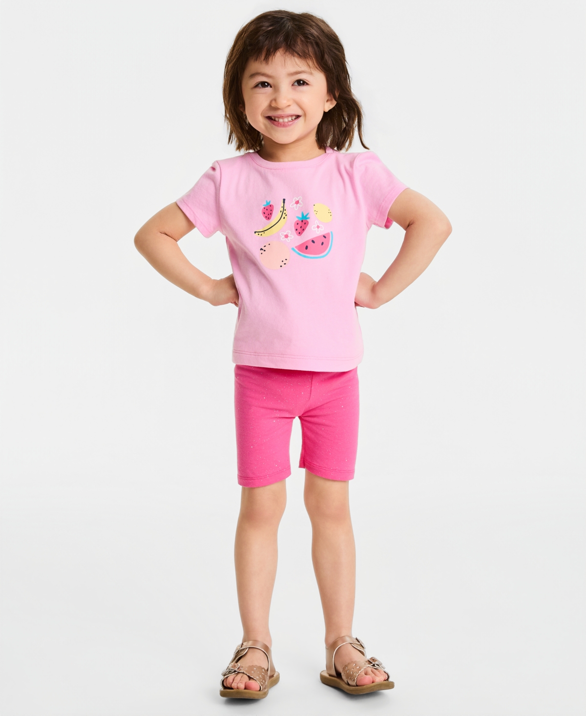 Click here for Epic Threads Girls Toddler 12M-5T Sparkle-Print Bi... prices