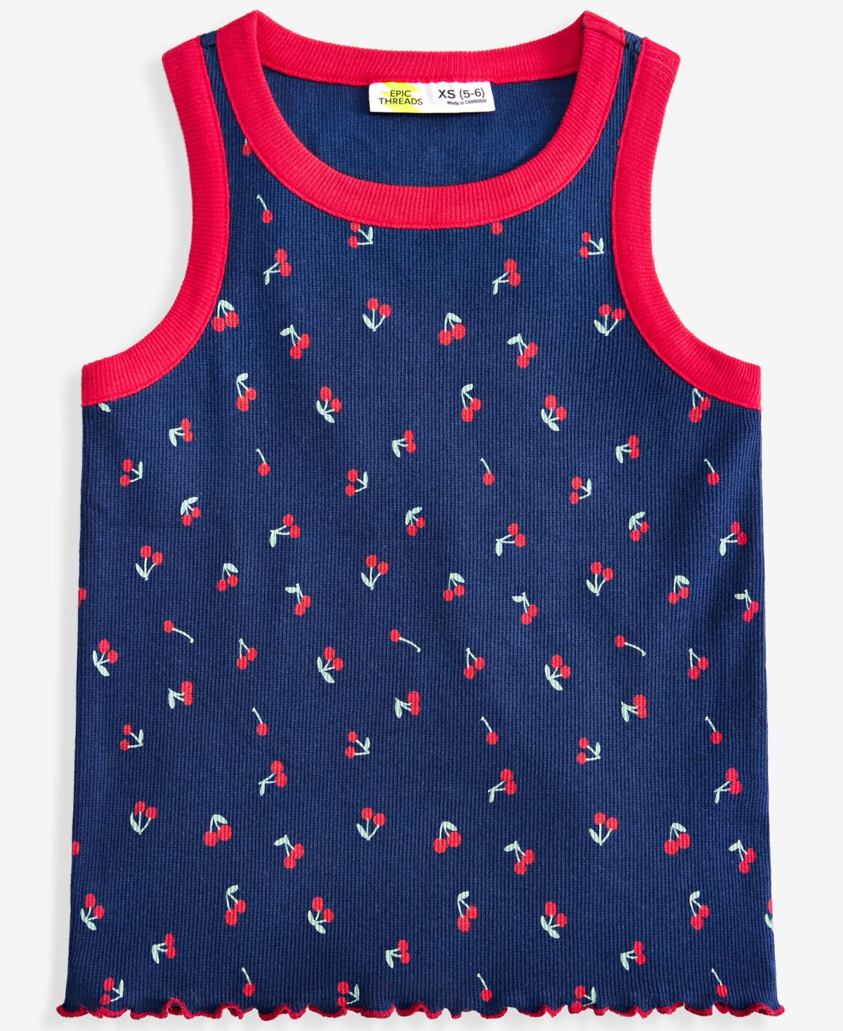 Click here for Epic Threads Girls Xs-xl Cherry-Print Tank Top  Ma... prices