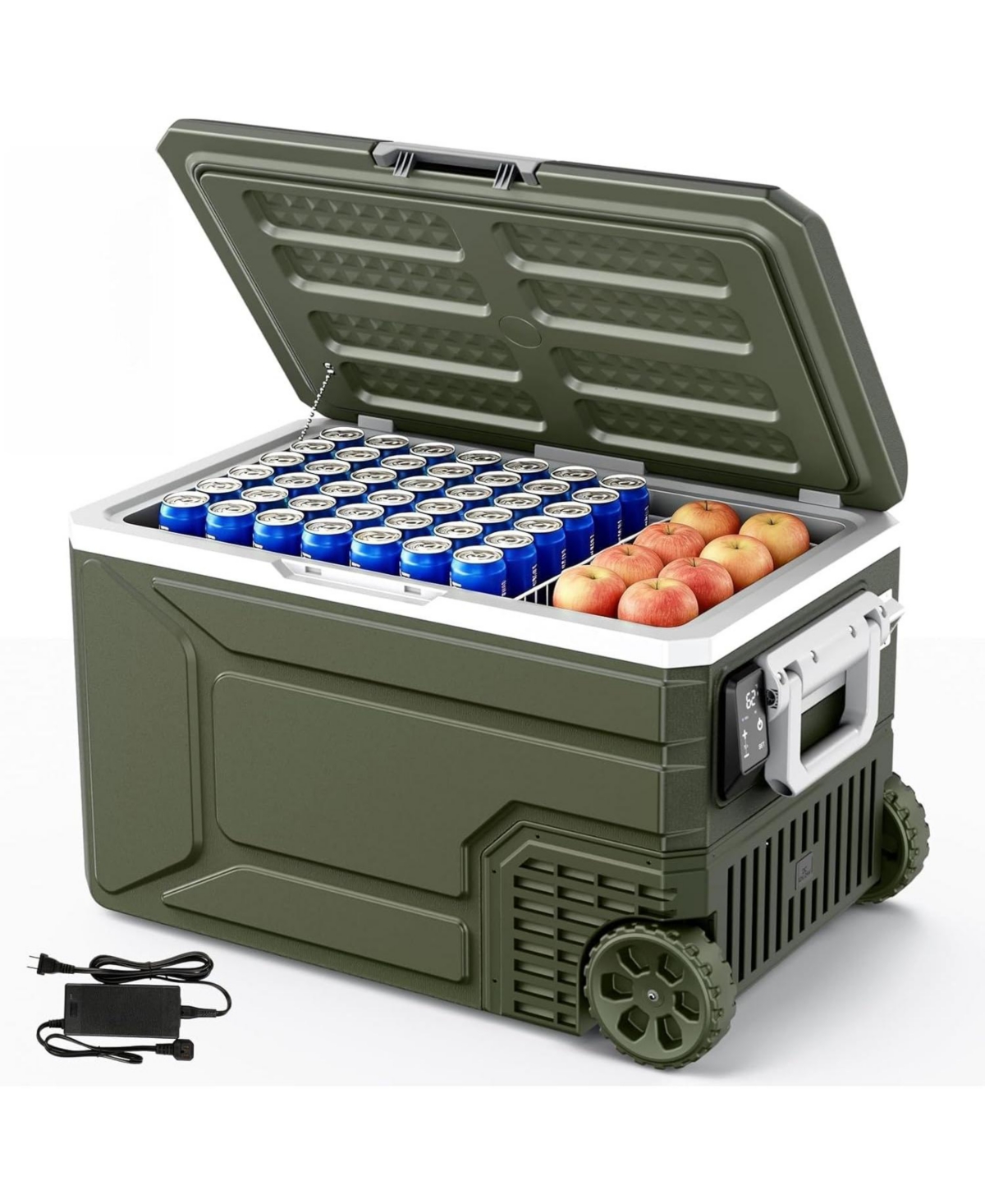 Click here for Cowsar 68QT Portable Car Refrigerator with Wheels prices