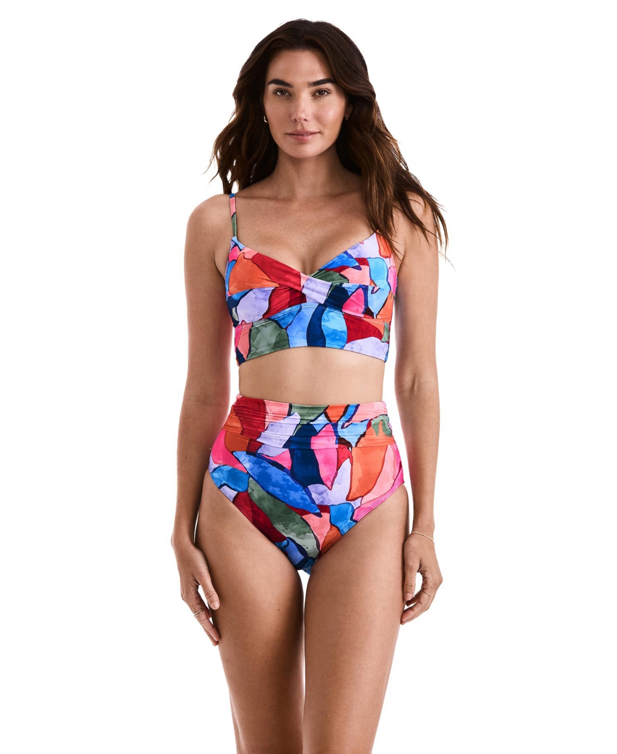 Click here for Mimi Flamingo Womens Jamie Printed Tankini Top - E... prices