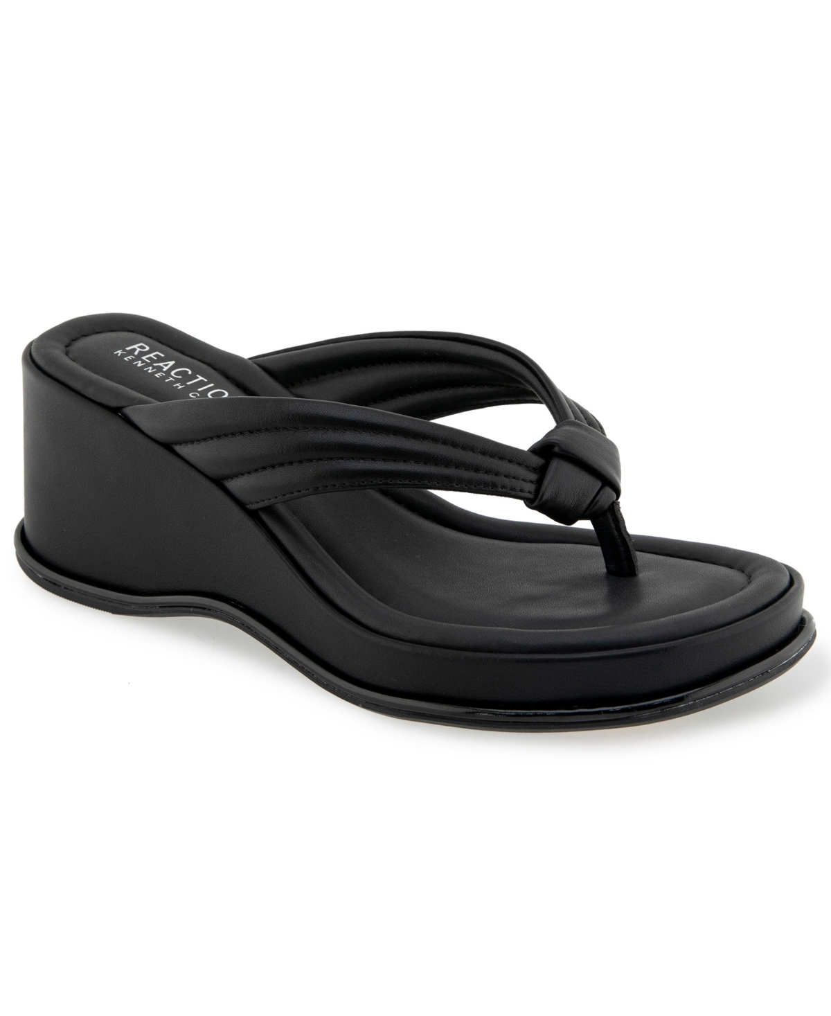 Click here for Kenneth Cole Reaction Womens Rixton Wedge Thong Sa... prices