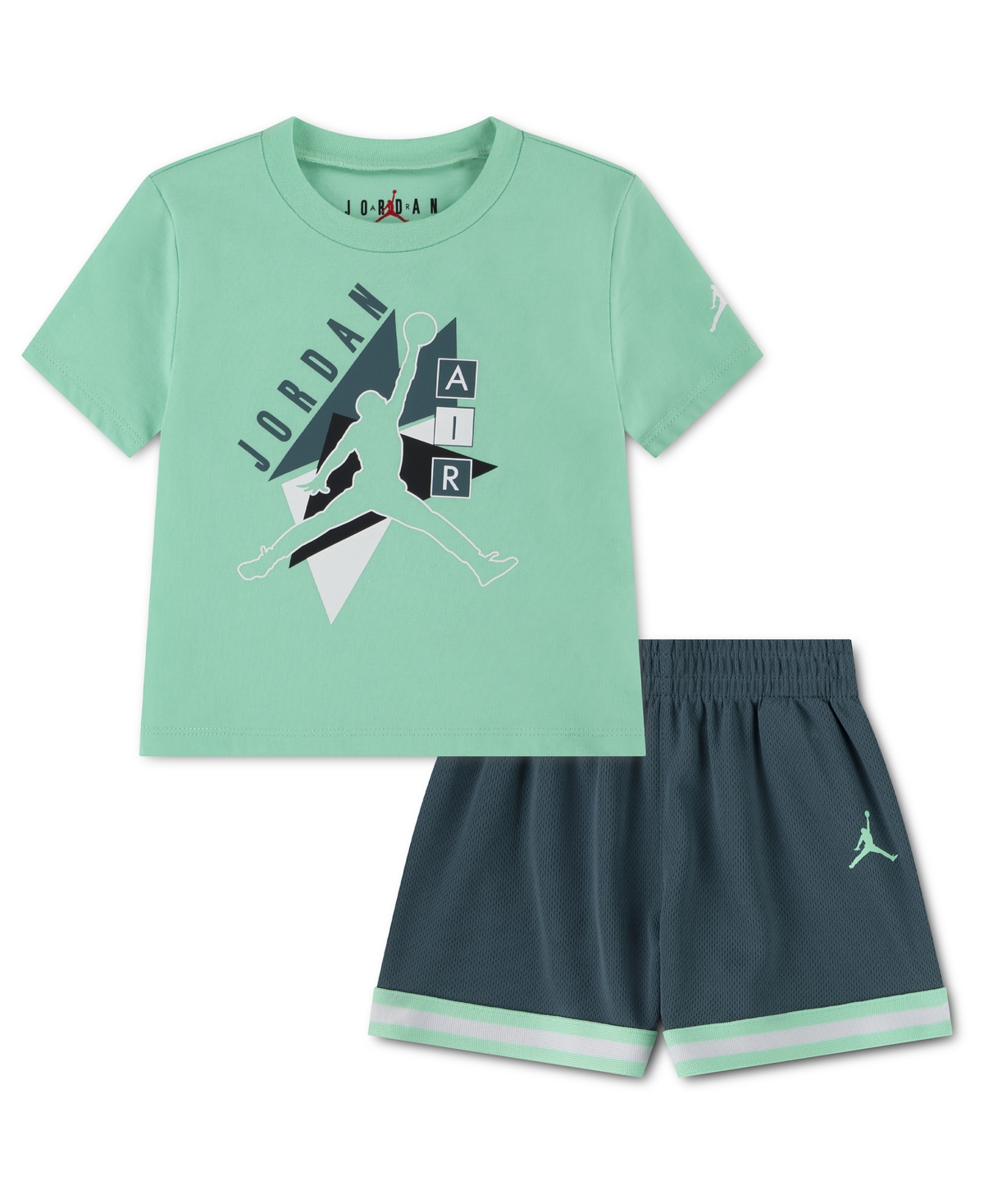 Click here for Jordan Boys 2T-4T Crewneck T-Shirt and Shorts  2-P... prices