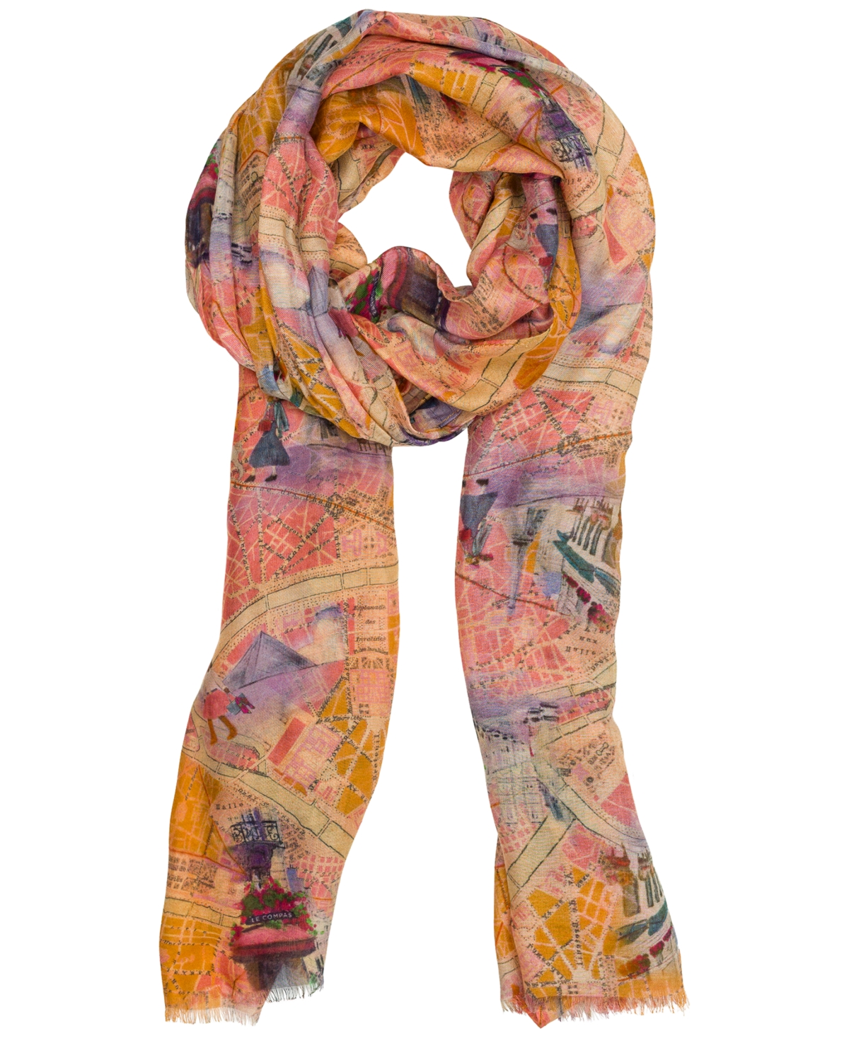 Click here for Patricia Nash Vintage Print Scarf - Paris Map prices