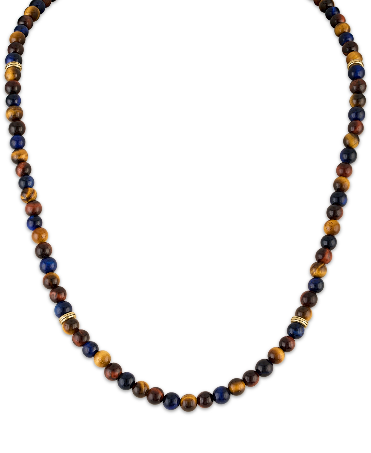 Click here for Esquire Mens Jewelry Tigers Eye Bead Necklace in 1... prices