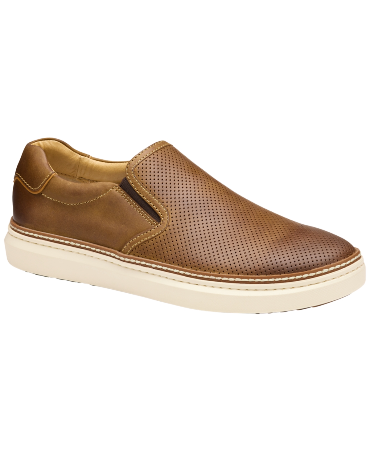 Click here for Johnston & Murphy Mens Casual Slip-On Sneakers - B... prices