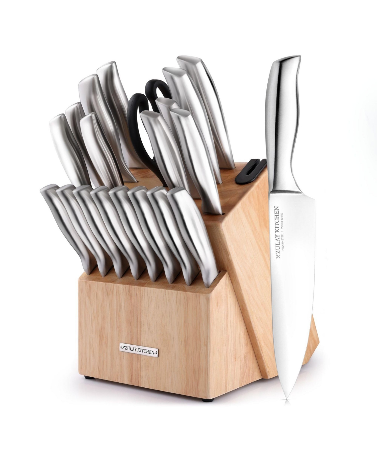 Click here for 20-Piece Stainless Steel Kitchen Knife Set with Bu... prices