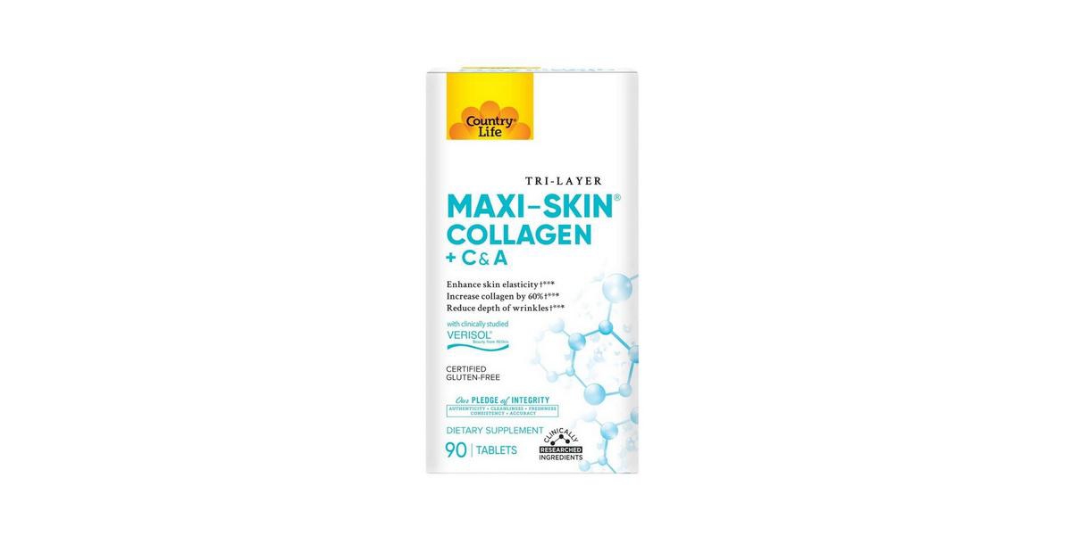 Click here for Country Life Maxi Skin Collagen  90 Tabs prices