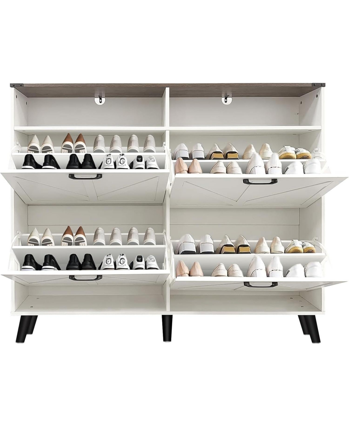 Click here for gaomon Double Shoe Cabinet Durable Storage Solutio... prices
