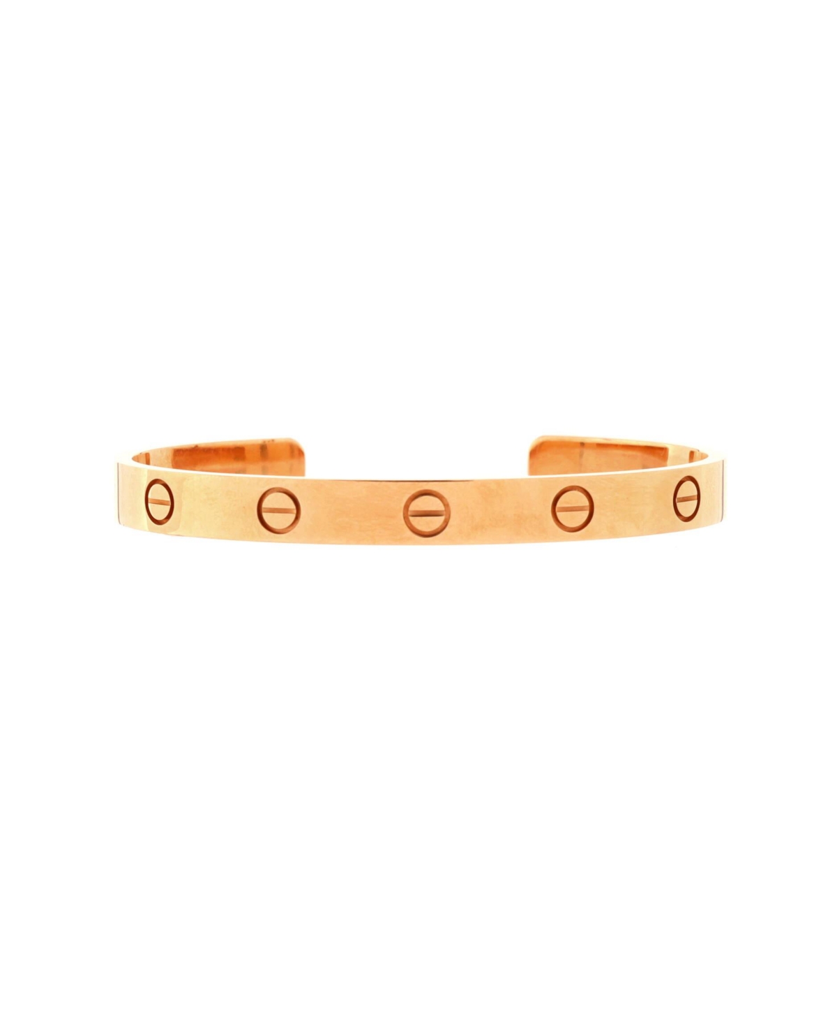 Click here for Pre-Owned Cartier Love Cuff Bracelet - 18k rose go... prices